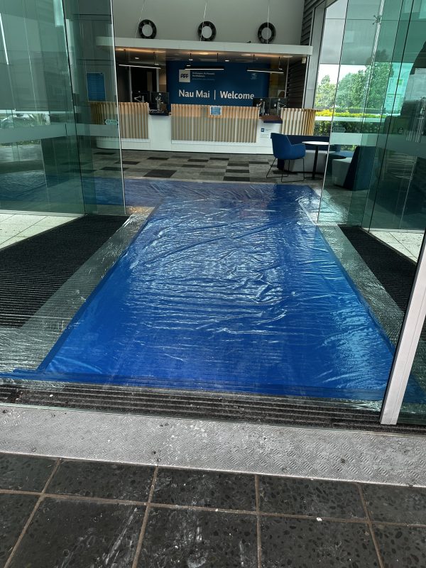 Polyweave Carpet Protection – Blue/White – Ultimate Solutions